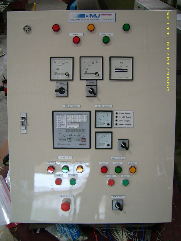 ATS-AMF Panel - PT. Berkat Manunggal Jaya - Genset Mitsubishi ...